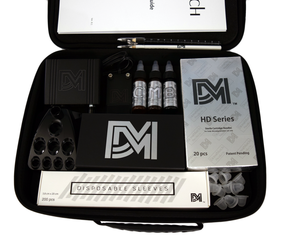 The Complete DermMicro Kit (HD) + Practice Head: For Scalp Micropigmen ...